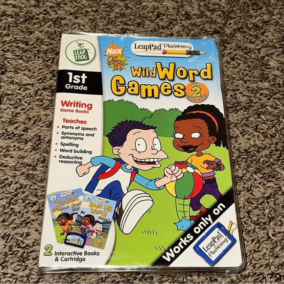 Leapfrog | Toys | Leapfrog Wild Word Games St Grade Interactive Book ...
